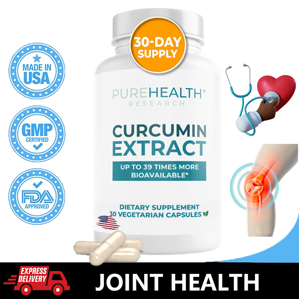 Purehealth RESEARCH Curcumin Extract-อาหารเสริมขมิ้นดูดซึมสูงสําหรับการ ...