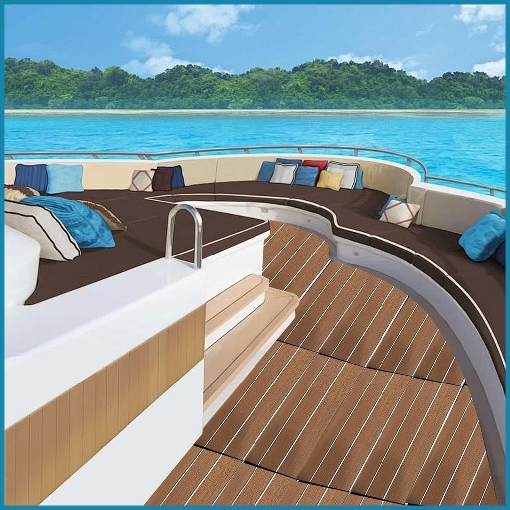Eva โฟมเรือ Floing Sea Decking Marine Mat โฟม EVA Marine Decking Pad ...