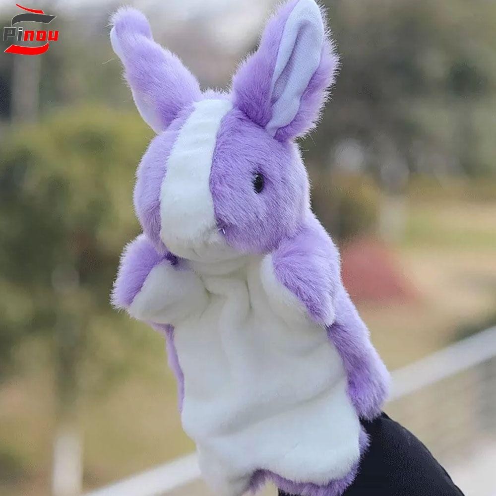 ตุ๊กตาหุ่นมือ PINOU Bunny ตุ๊กตาสัตว์ตุ๊กตากระต่ายของเล่นการเรียนรู้ ...