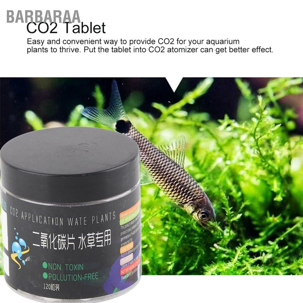 Barbaraa CO2 แท็บเล็ตกระจายคาร์บอนไดออกไซด์สำหรับพืชน้ำหญ้าถังปลา ...