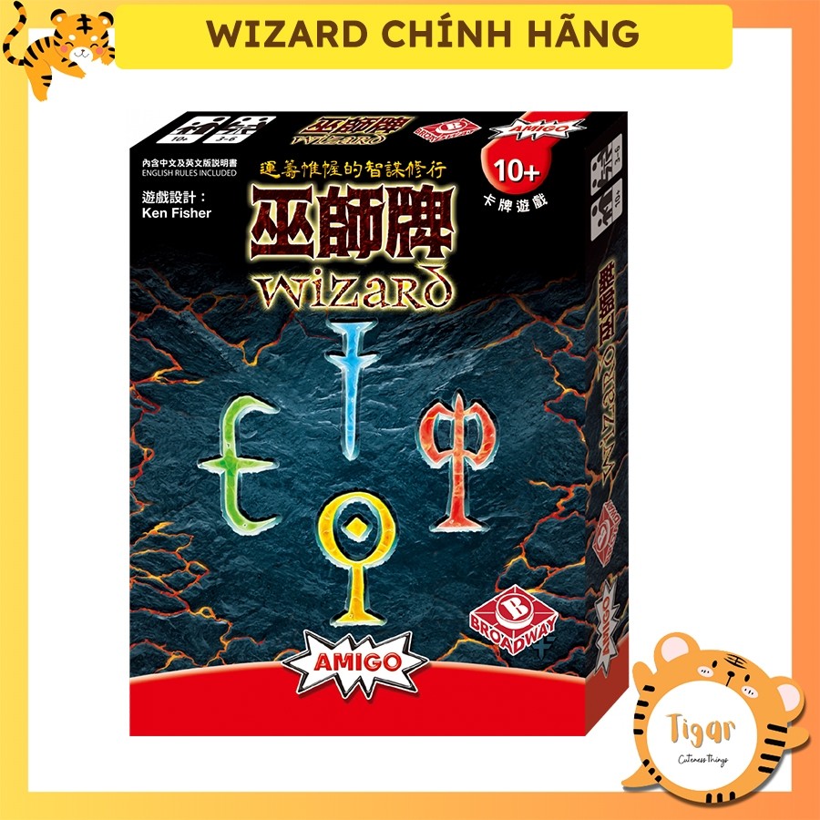 เกมกระดาน Wizard Amigo Game เวอร์ชั่นภาษาจีน การ์ดเกม Tigar | Shopee ...