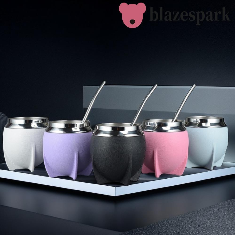 Blazespark ถ้วยกาแฟจรวด, ถ้วยเยอร์บาผนังคู่ 280 มล., เบียร์ถ้วยเก็บความร้อนสแตนเลสหุ้มฉนวนแบบ ...