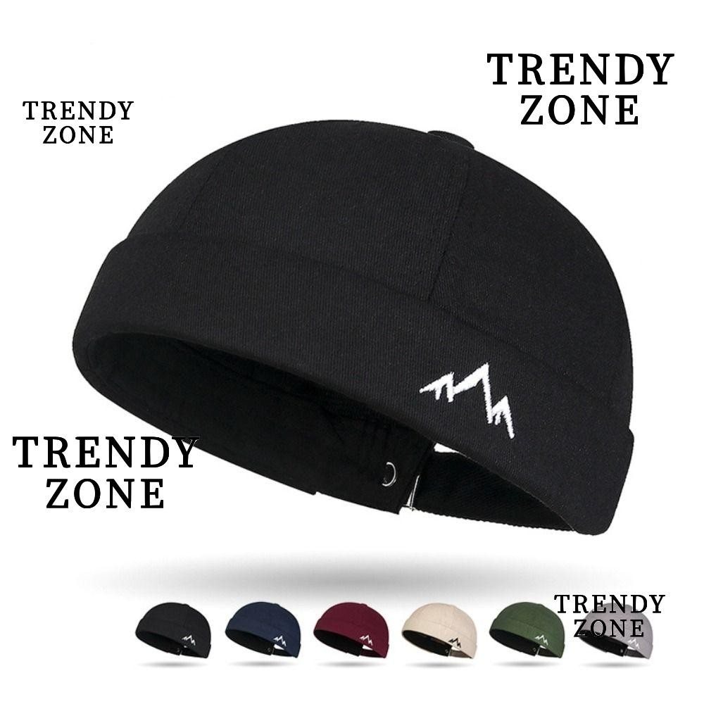 Trendyzone หมวกไม่มีปีก, หมวก Docker ระบายอากาศแบบปรับได้, แฟชั่น Melon ...