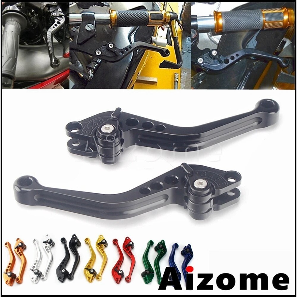 AI Adjustable Aluminum Motorcycle Brake Levers For Suzuki SV650X SV650 ...