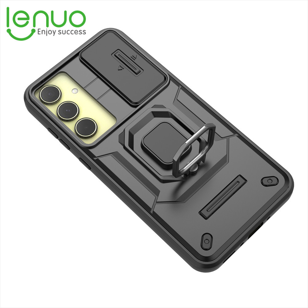 Lenuo เคสโทรศัพท์มือถือ กันกระแทก ป้องกันกล้อง พร้อมแหวนแม่เหล็ก สําหรับ Samsung Galaxy A56 A36 ...