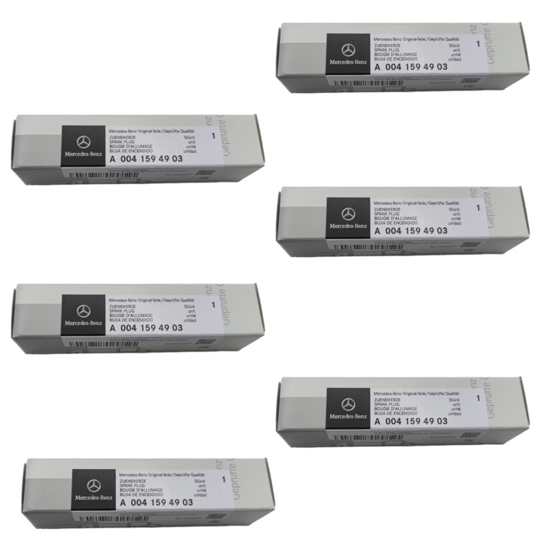 ปลั ๊ กสปาร ์ ค 6 ชิ ้ น A0041594903 เหมาะกับ MERCEDES-BENZ C350 E350 ...