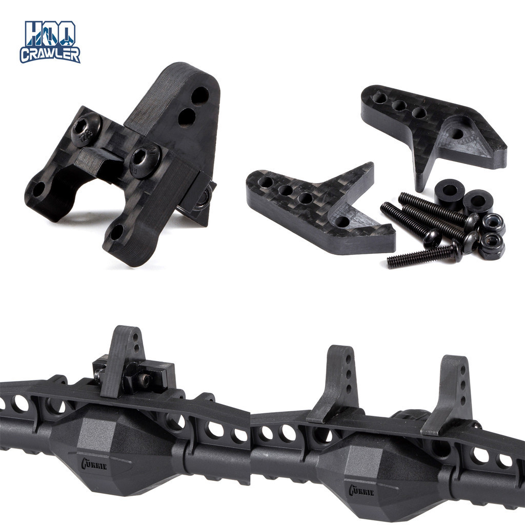 HooCrawler RC Crawler เดี่ยว/คู่คาร์บอนด้านหลัง Upper Link Riser ...