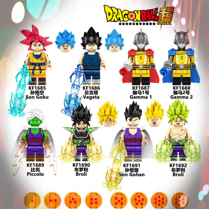 อะนิเมะมินิตัวละคร Dragon Ball Series ประกอบ Mini Building Block ของเล ...