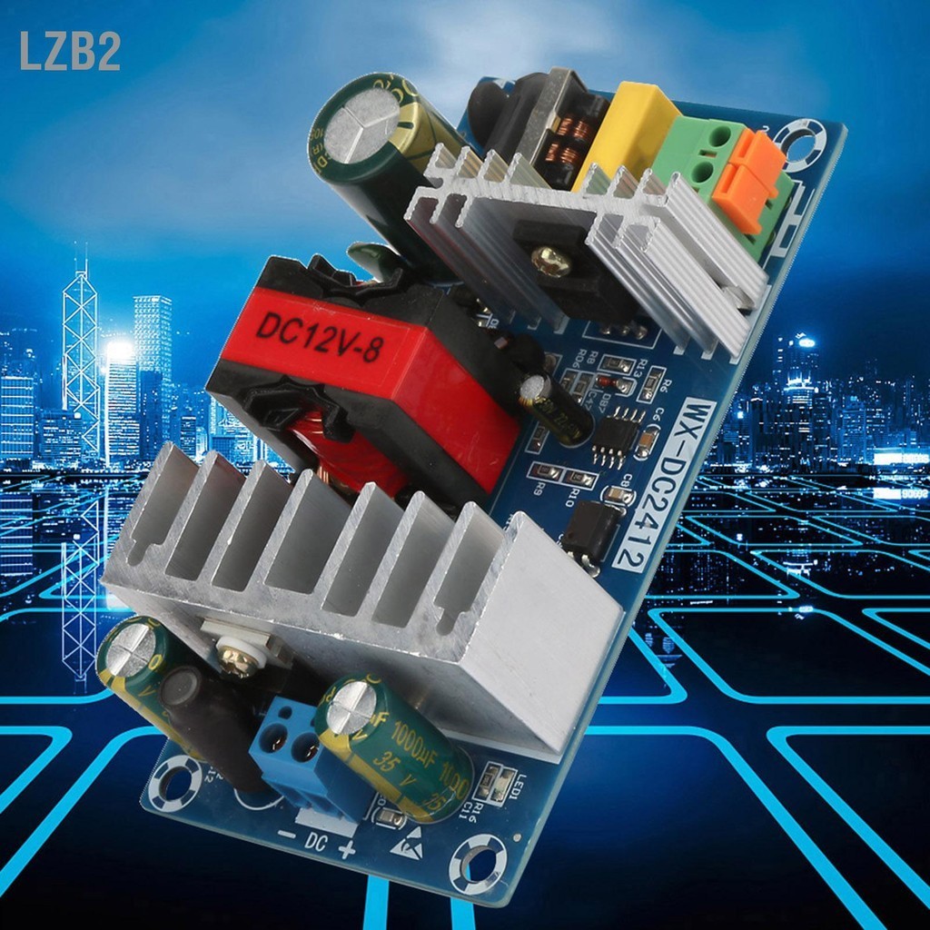 LZB2 12V 8A 100W สวิตช์บอร์ดจ่ายไฟ AC DC วงจรโมดูล | Shopee Thailand