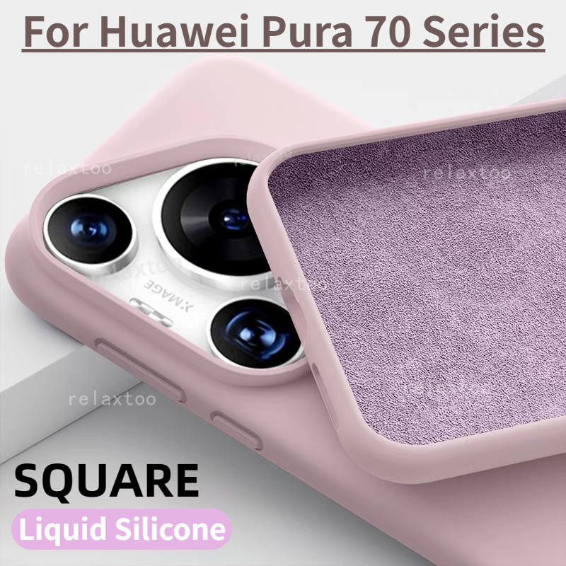 Huawei Pura70ปลอกซิลิโคนอ่อนนุ่มสําหรับHuawei Pura70 Pura 70 Pro Plus + Pro + Ultra 70Pro ...