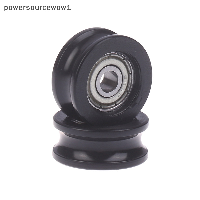 Wow 4x19x8.5 มม.PM Delrin พลาสติก U Groove Roller ล้อ 624 แบริ่งรอก ...