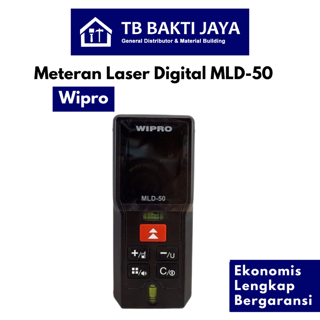 Wipro Digital Laser Meter MLD-50 เครื่องวัดระยะทางแบบดิจิตอล | Shopee ...