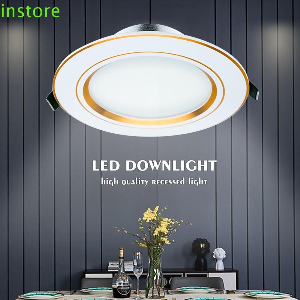 Instore ดาวน ์ ไลท ์ Led Gold/Silver/White Body 5W 9W 12W 15W 18W ไฟ ...