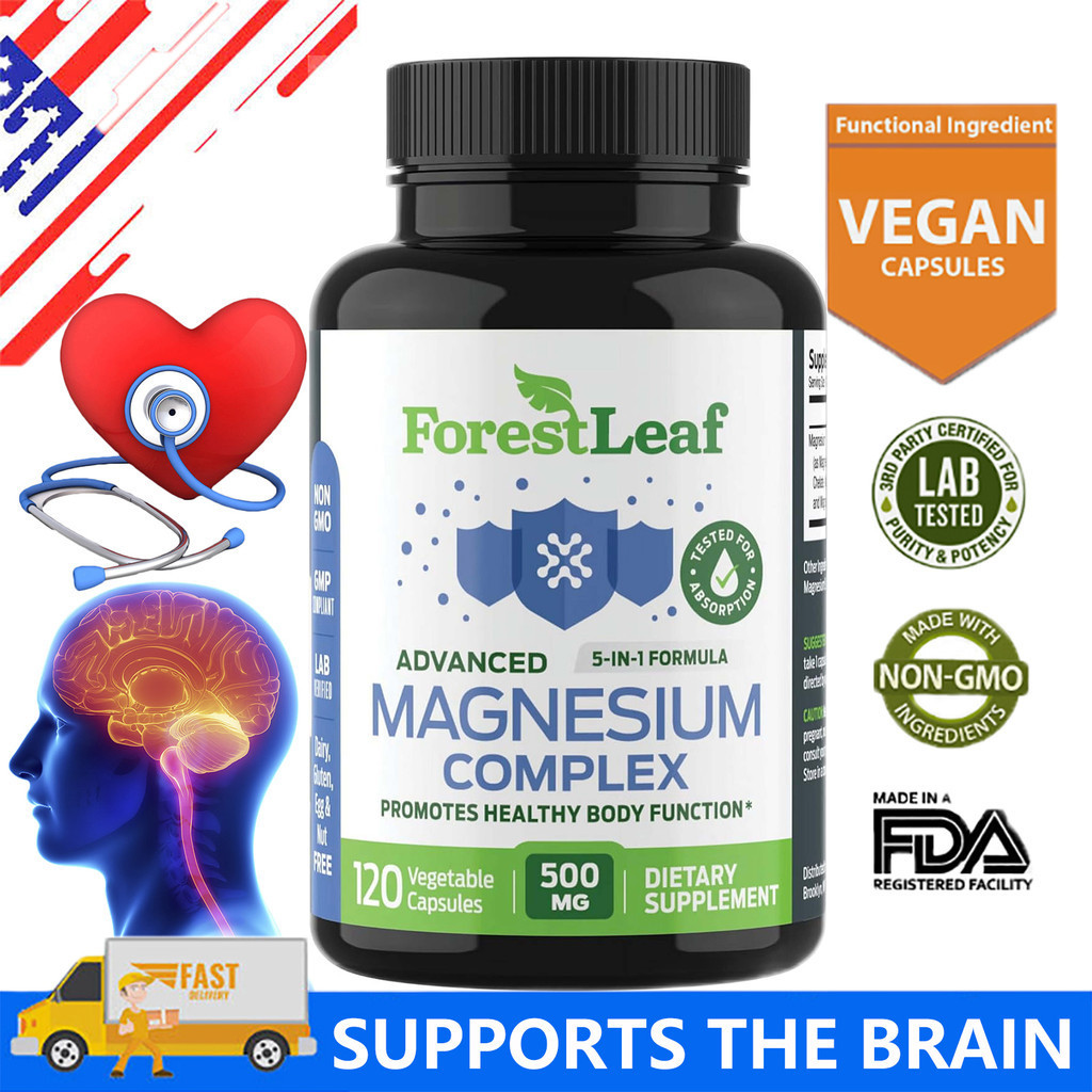 Advanced Magnesium Complex 500 mg - อาหารเสริมแมกนีเซียม 500 มก ...