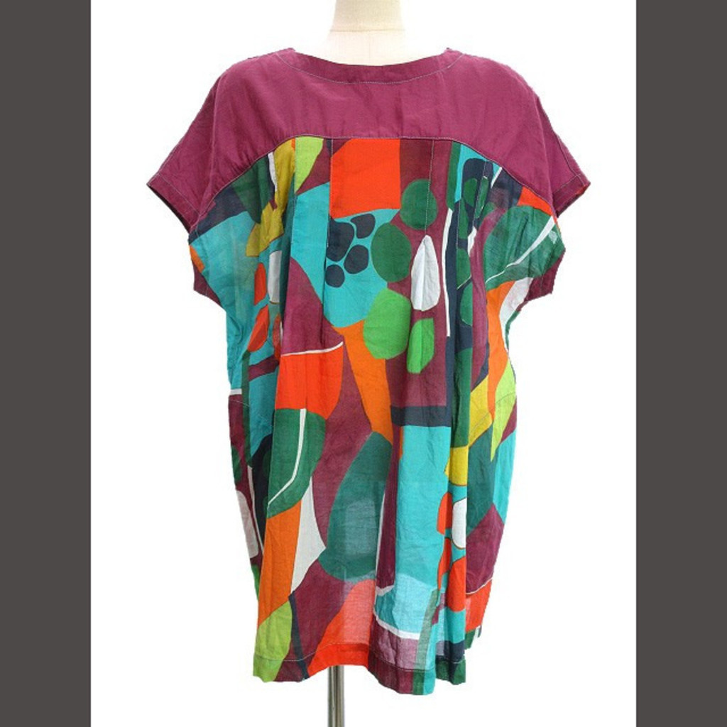 Senso Unico Cube Cube Tunic Blouse Multi Color 2023 ส ่ งตรงจากญี ่ ปุ ...