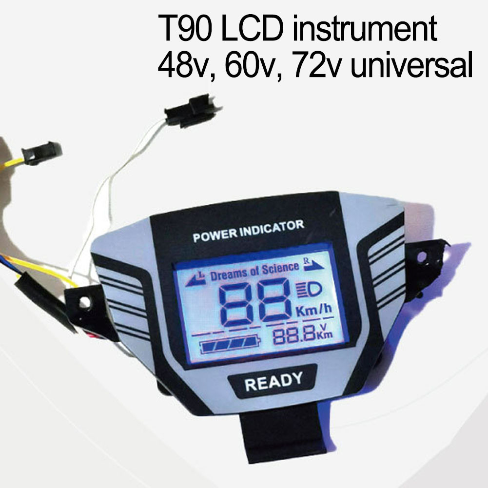 -New In May-Electric Vehicle Ebike Scooter LCD Display Motor Speedmeter ...