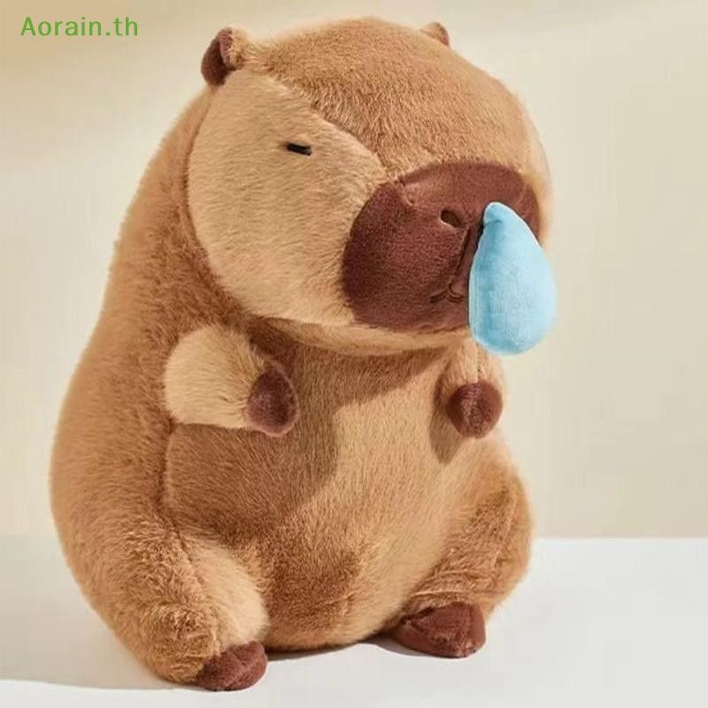 # Anth Beauty# ใหม่ Fluffy Snotty Capybara ตุ๊กตา Plush Kawaii Capybara ...