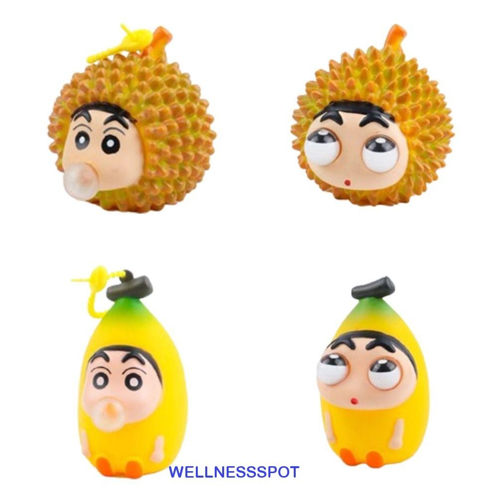 Wellnessspot Banana Crayon Shin-chan Squeeze ของเล่น, Eyeball Burst ...