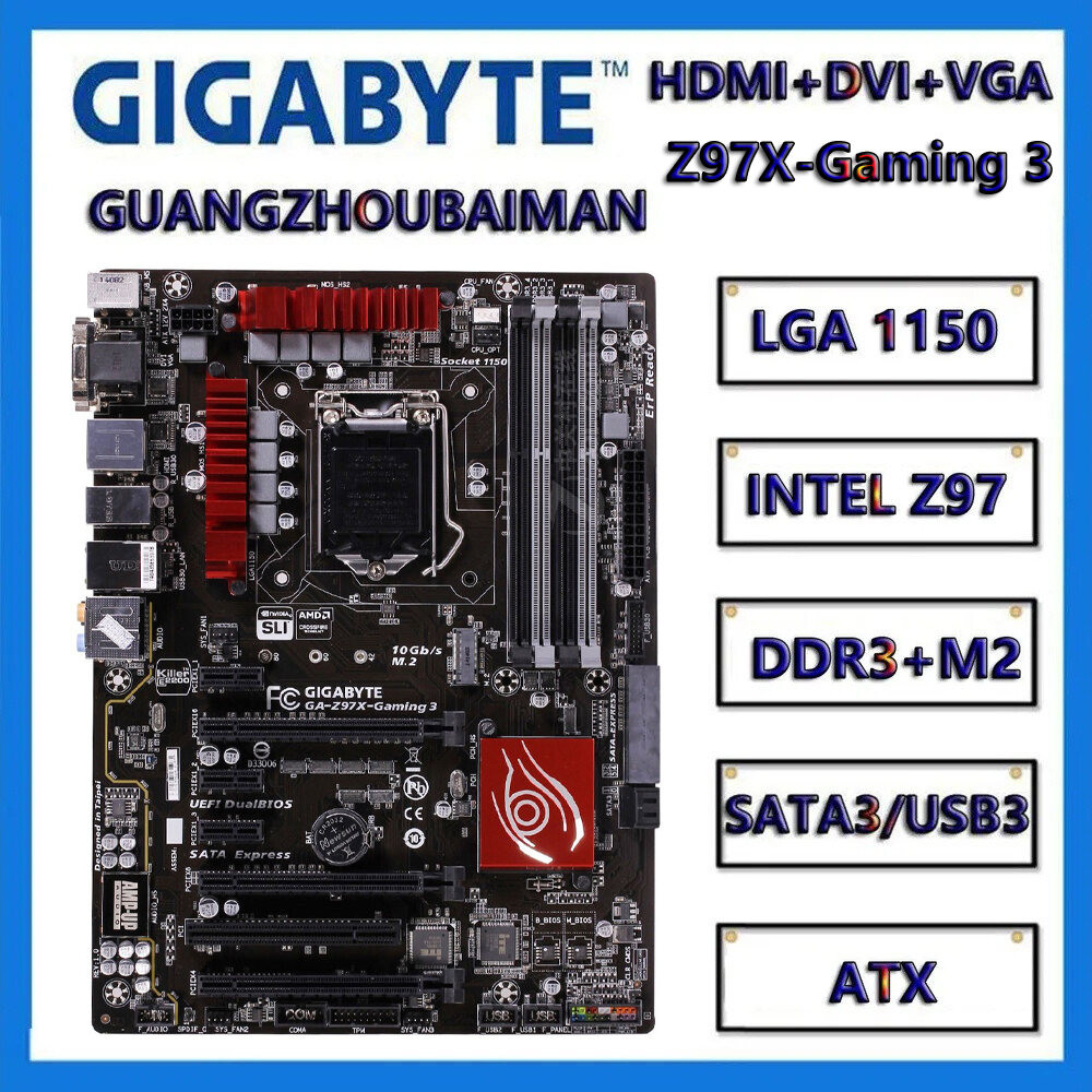 Gigabyte G1 มือสองสไนเปอร์ Z97/ G1.Sniper Z6 / Z97X-Gaming 3 / Z97X-Gaming 5 / Z97X-Gaming 7 LGA ...