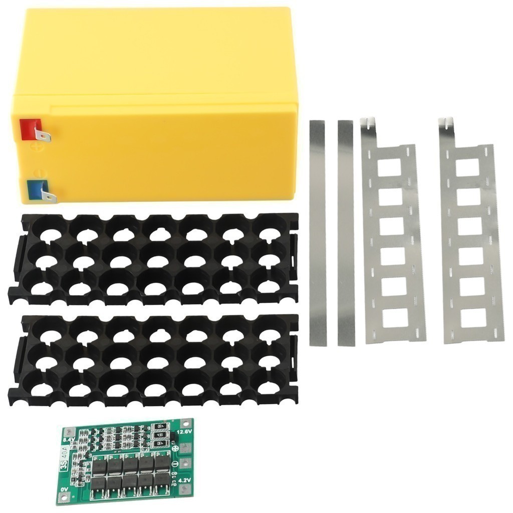 [ใหม่]12V 7ah Battery Case Holder Fit 18 650 Cells 3*7 Nickel Strip ...