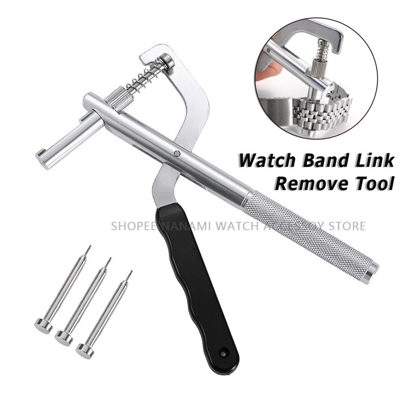 สายนาฬิกาโลหะ Link Pins Remover ซ่อมเครื่องมือปรับ Link Pin Plier ...