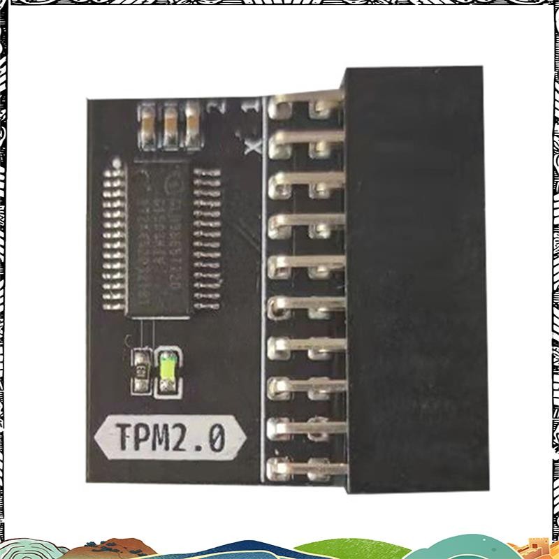 โมดูลป้องกัน Super LPC สําหรับ TPM-L R2.0/ -TPM2.0 ใช้งานร่วมกับและสําหรับโมดูลแพลตฟอร์ม AMD 20 ...