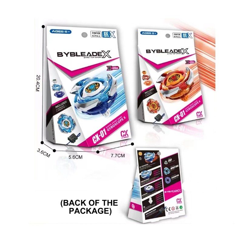 Ycf CX-01 CX-02 Beyblade X พร้อม Ripcord Launcher ชุดของเล่นสําหรับ ...