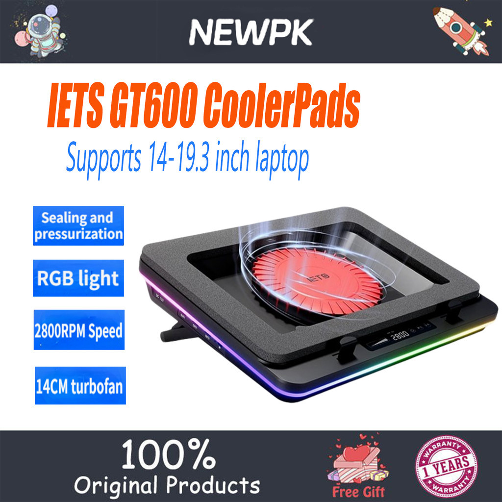 Iets GT600 Notebook cooling air cooler พัดลมระบายความร ้ อนเทอร ์ โบ ...