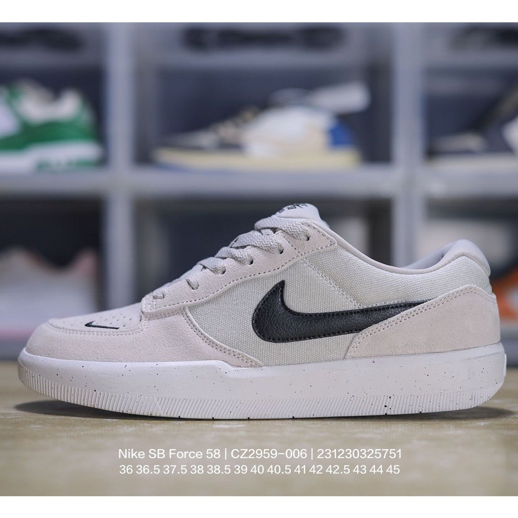 Nike SB Force 58 "grey/olive" SB Air Force 58เด็กน้อย | Shopee Thailand