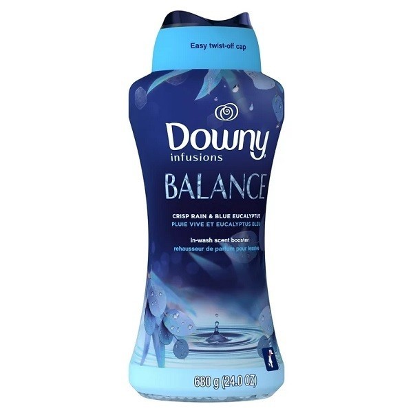 Downy Infusions Balance Crisp Rain & Blue Eucalyptus บูสเตอร์กลิ่นอินว ...