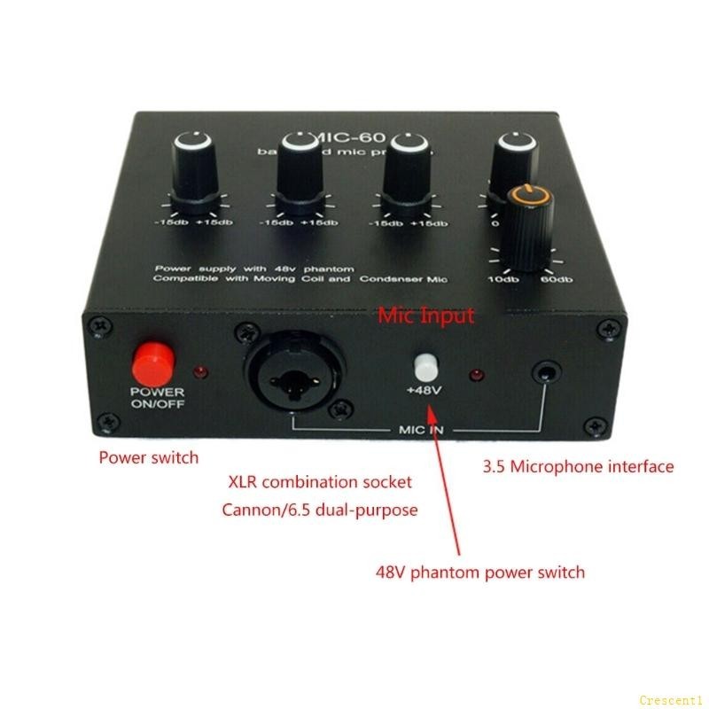 Crescent2 Professional ไมโครโฟนเครื ่ องขยายเสียง Voicing Tube Mic ...