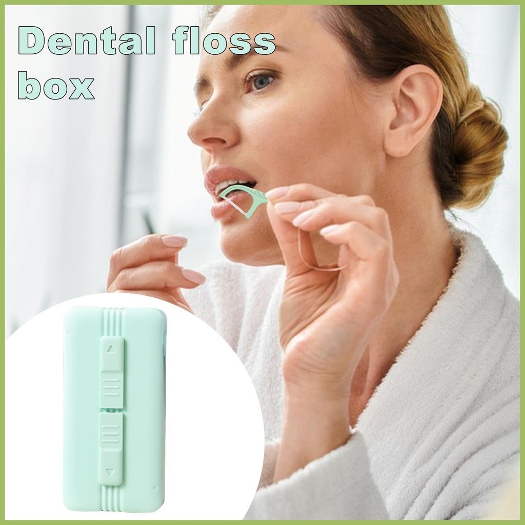 Floss กรณีอัตโนมัติแม ่ เหล ็ ก Floss Organizer Double-Sided Flossing ...