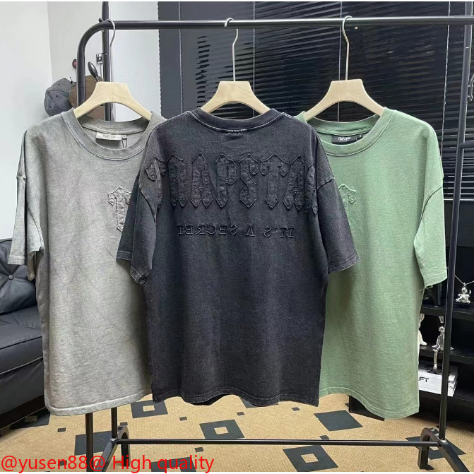 สไตล์ใหม่สไตล์ใหม่ซักผ้า Retro Distressed Patch ปัก Trapstar 280g เส้น ...