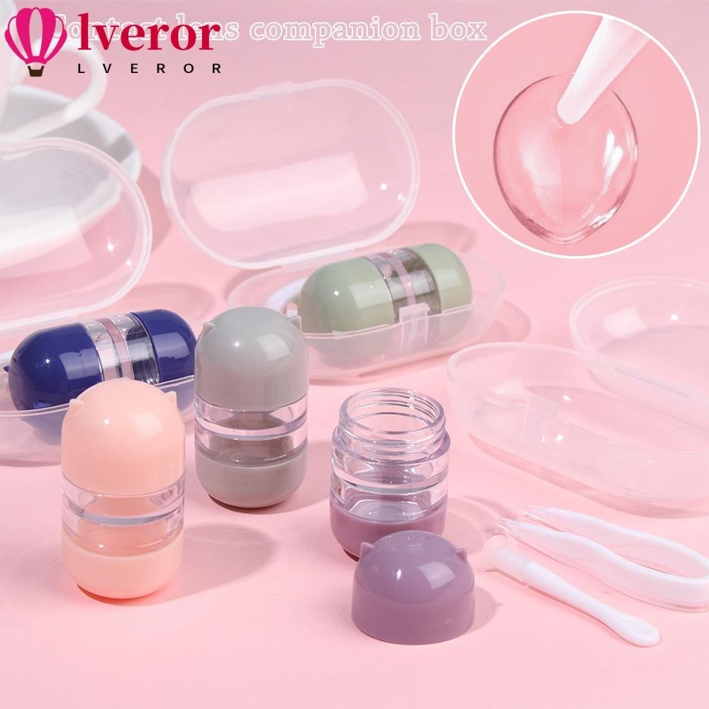 Lveror คอนแทคเลนส ์ แบบพกพา Eye Care Kit Organizer คอนเทนเนอร ์ ผู ้ ถือแว ่ นตา | Shopee Thailand