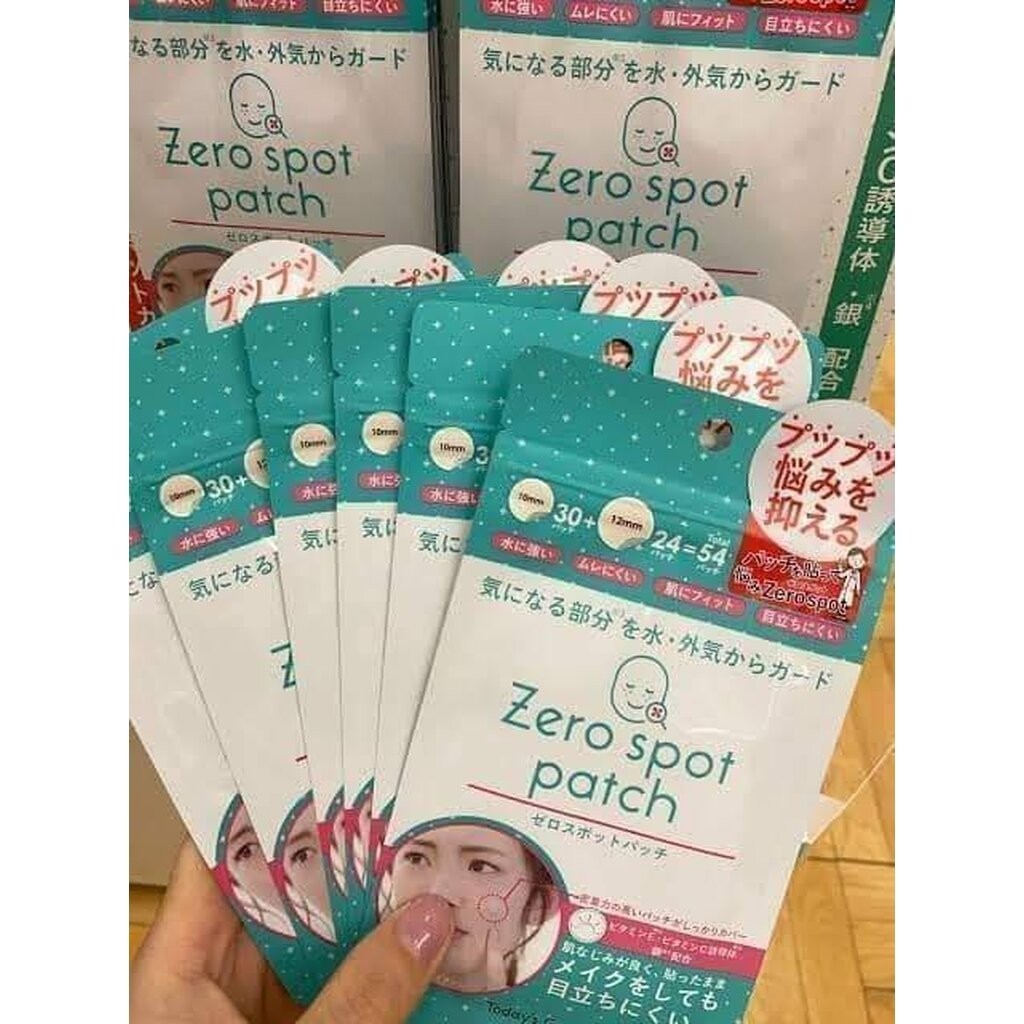 Zero Spot Patch 54Pcs แผ่นแปะสิวจากญี่ปุ่น | Shopee Thailand