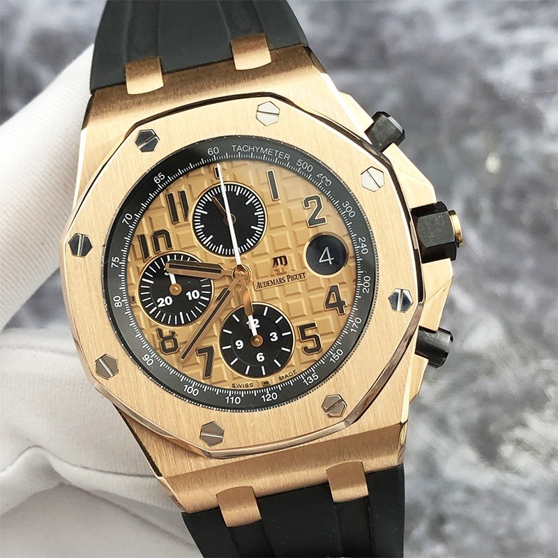 Ap Royal Oak Offshore Series นาฬิกาผู้ชาย 26470OR Date Display ฟังก ...