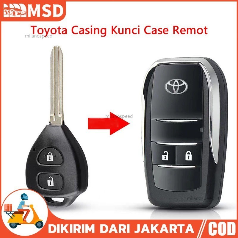 Tombol Toyota Key Case Remote Case รุ่นพับ Innova Yaris Vios Altis ...