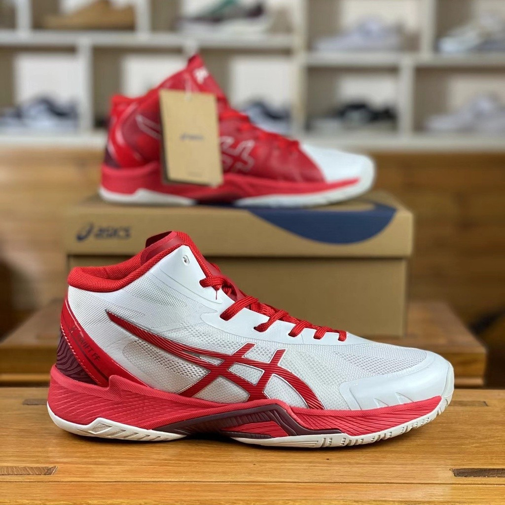 รองเท้ากีฬา Asics V-SWIFT FF MT3 โตเกียว รองเท้าวอลเลย์บอลผู้ชายดูดซับแรงกระแทกระดับสูง KLQI ...