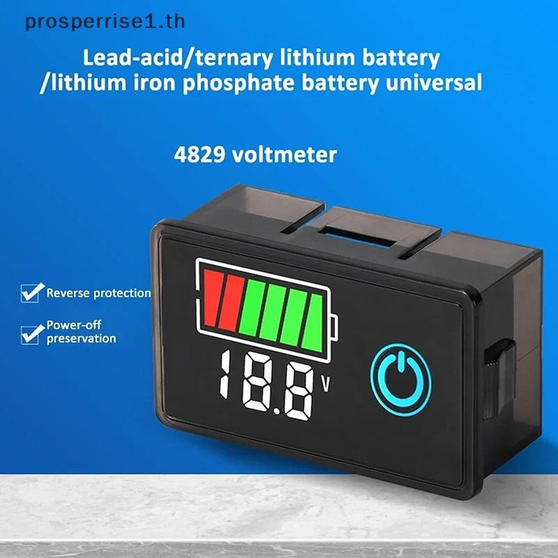 [PPTH] Digital Car Battery Voltmeter DC8-30V/100V LED Battery Charge ...