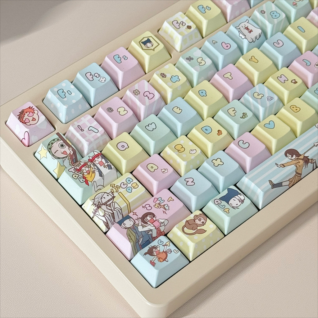 Kamisima Love Keycap โปรไฟล์เชอร์รี่ 123 คีย์ PBT Dye Sublimation ...