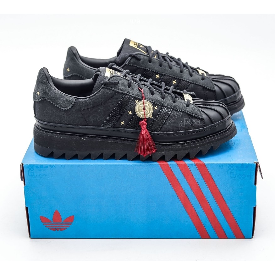 Adidas Buy CLOT x Superstar ตรุษจีน - JR5114 | Shopee Thailand