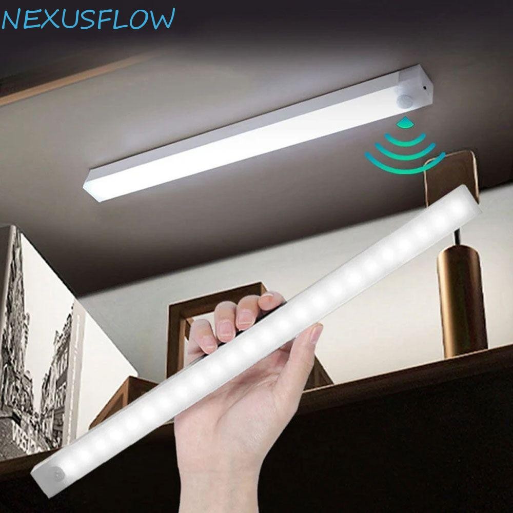 Nexusflow ไฟเซ็นเซอร์ตรวจจับความเคลื่อนไหว, การชาร์จ USB บางเฉียบไฟกลางคืน LED ไร้สาย, อัจฉริยะ ...