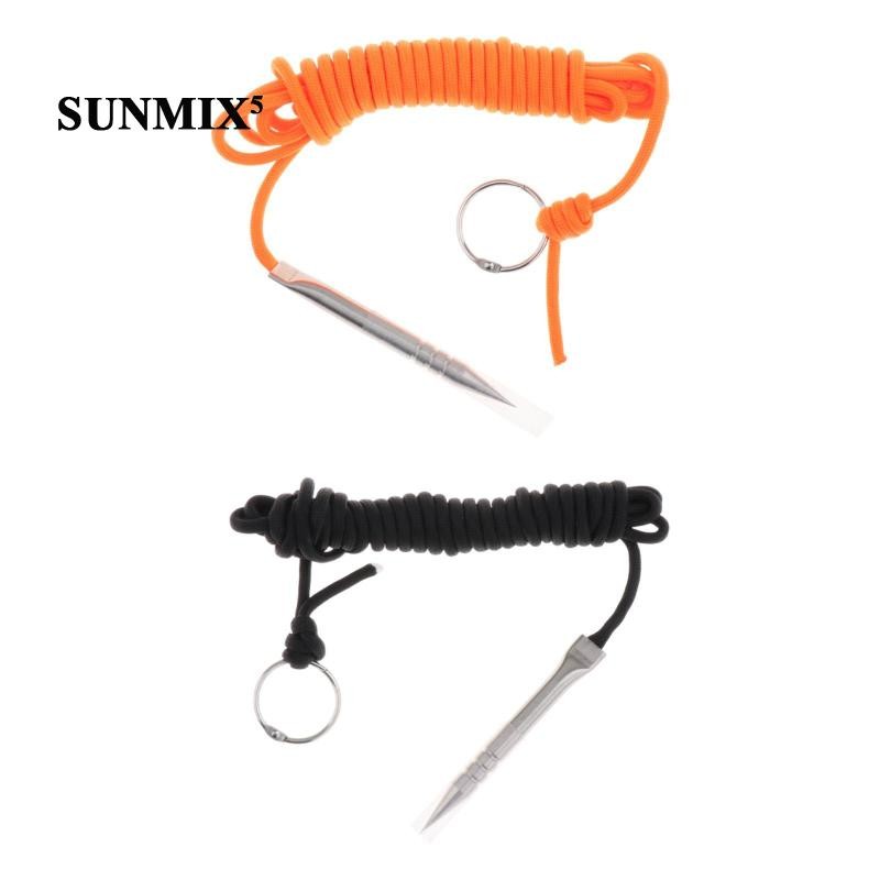 [ Paracord Fishing Stringer มัลติฟังก์ชั่นแบบพกพาใช้งานง่ายแยกที่ ...