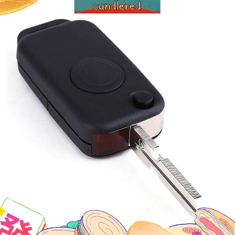 เคสกุญแจรีโมตรถยนต์ 1 ปุ่ม แบบพับได้ สําหรับ MERCEDES BENZ FLIP KEY A ...