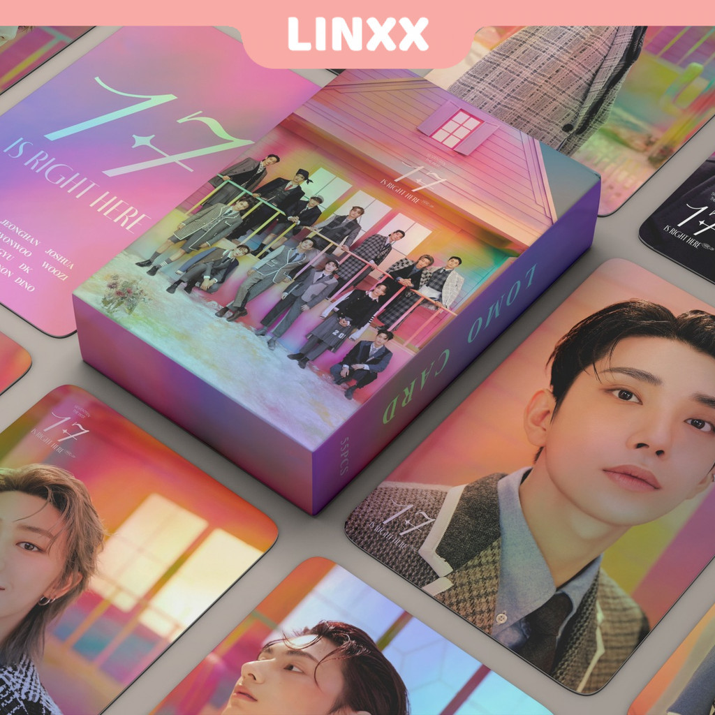 Linxx 55 ชิ้น SEVENTEEN คือ RIGHT HERE อัลบั้ม Lomo Card Kpop ...