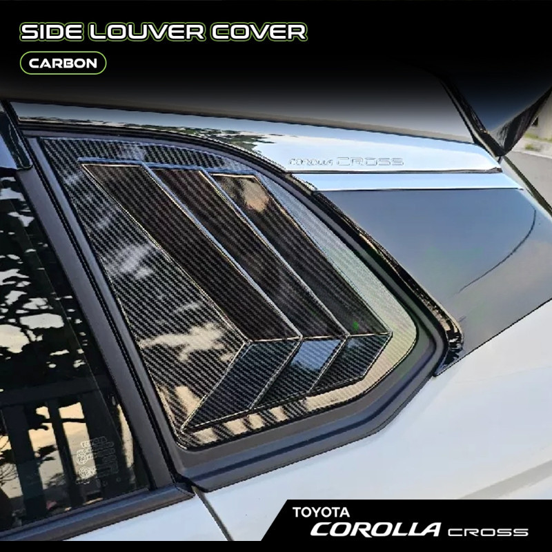 2022 2023 2024 Toyota Corolla Cross Side Louver ฝาครอบด ้ านหลังสามเหลี ...