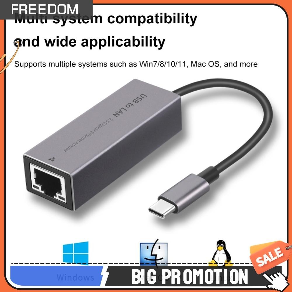 Type-c/usb3.0 ถึง RJ45 การ ์ ดเครือข ่ าย 2.5G 2500Mbps USB Gigabit ...