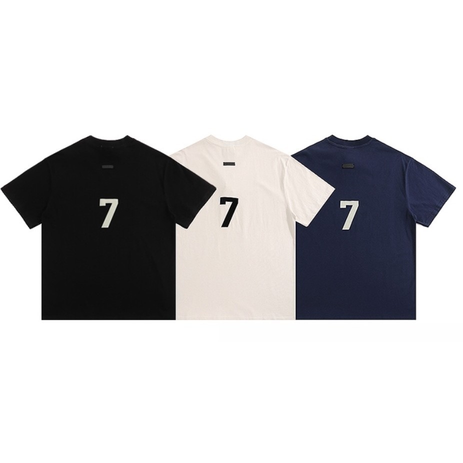 Fog essentials # 7 เสื ้ อยืดแขนสั ้ น flocked | Shopee Thailand