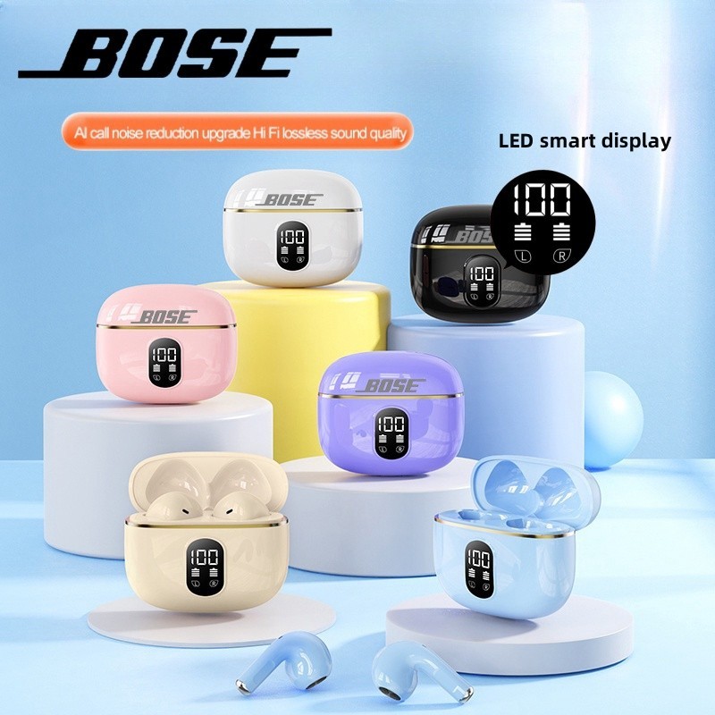Bose TWS ชุดหูฟังบลูทูธเบสชุดหูฟังบลูทูธไร ้ สายจอแสดงผลชุดหูฟังควบคุม ...
