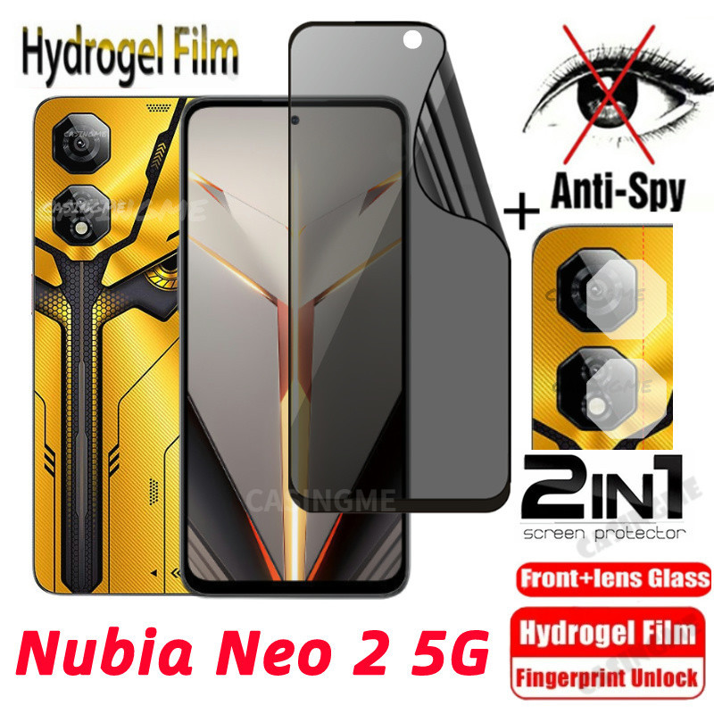 Nubia Neo 2 5G 2024 Soft Privacy Hydrogel Film Anti-Spy Full Cover ...